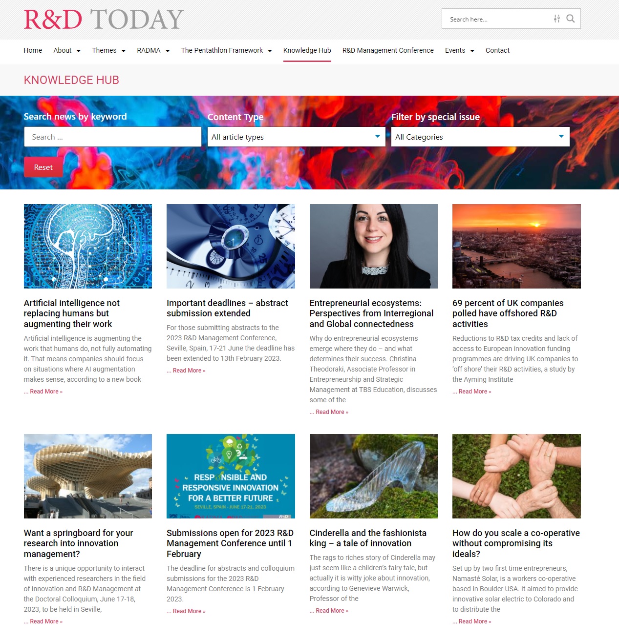 New knowledge hub included in the R&D Today refresh | R&D Today