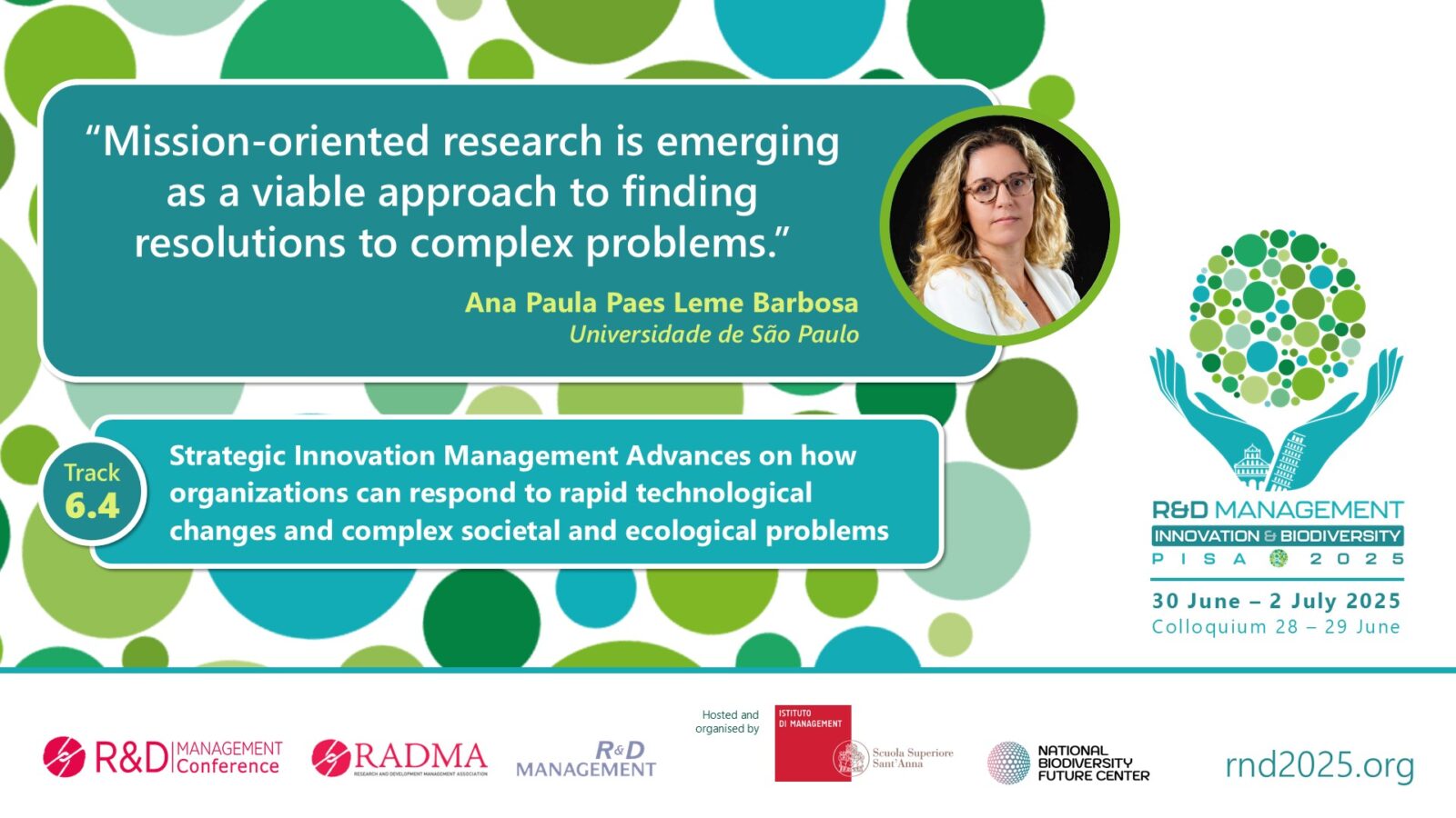 Mission-oriented research as a strategic innovation management advance ...