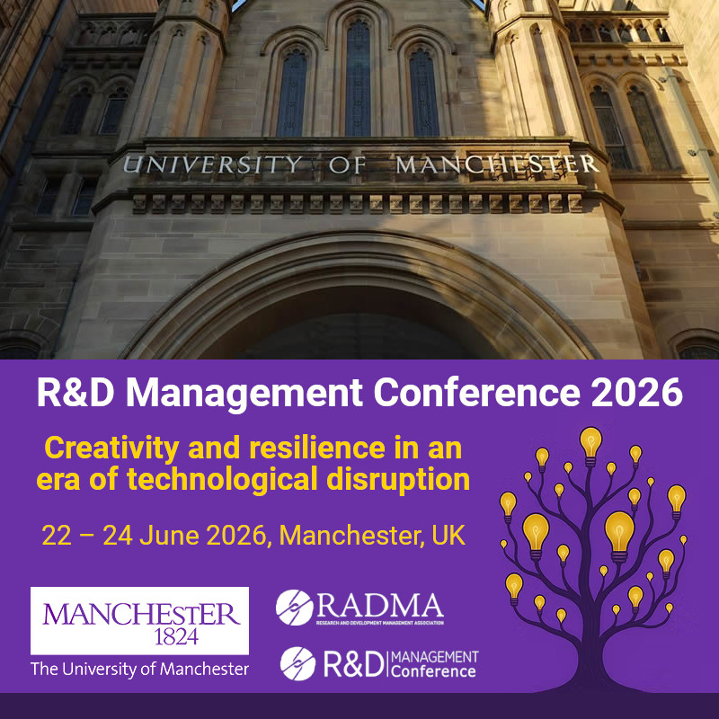 R&D Management Conference 2026 call for track proposals | R&D Today